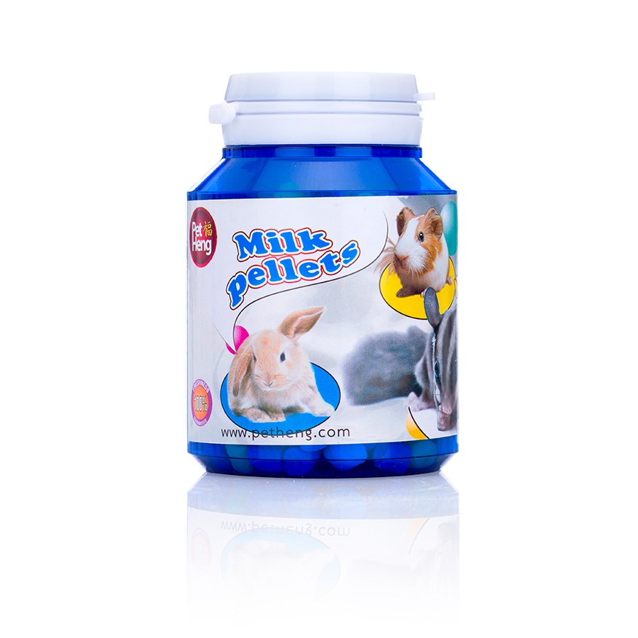 PETHENG Milk pellets ขนมสำหรับกระต่าย ชูการ์ไกลเดอร์ แฮมเตอร์และหนูเจอร ...