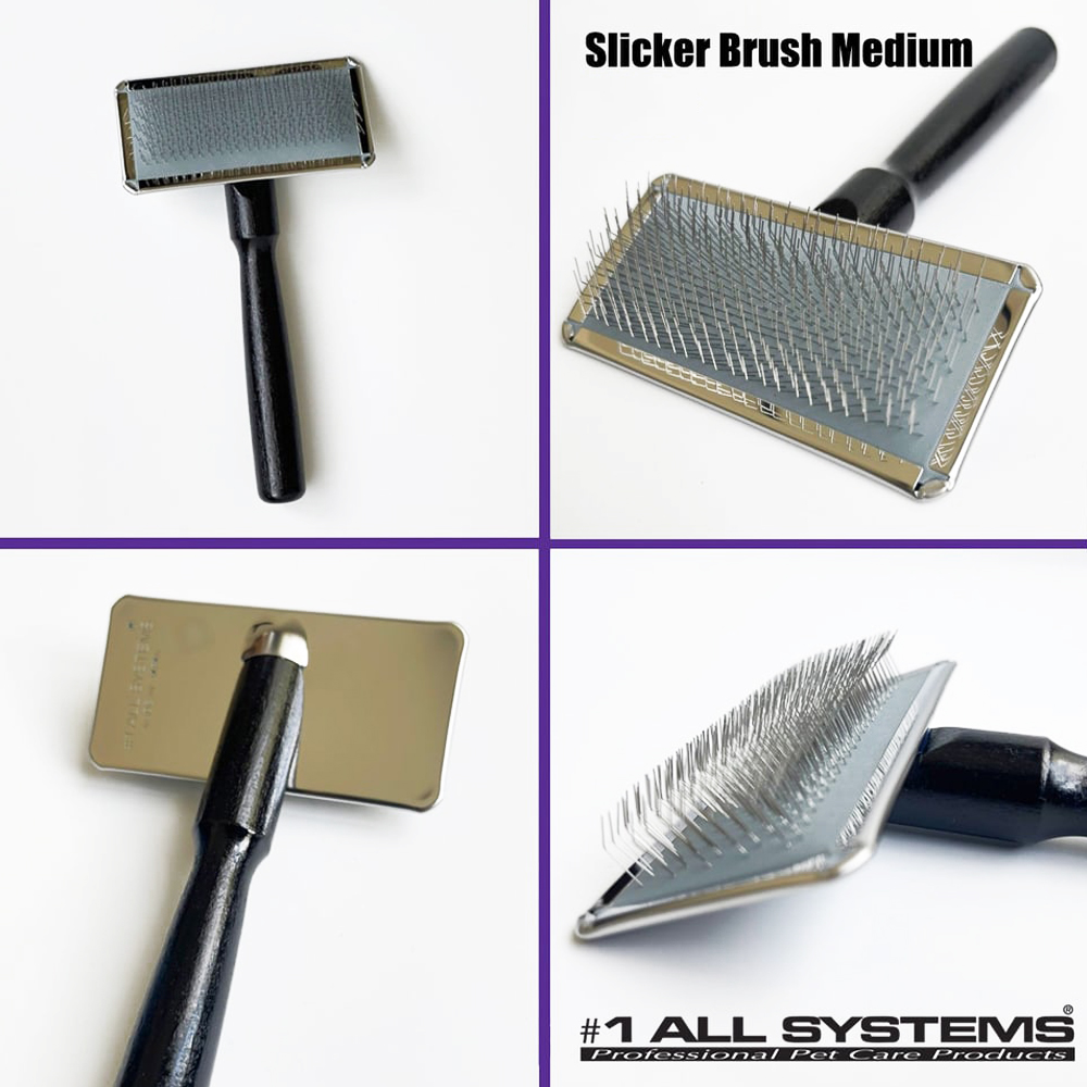 #1 All Systems Slicker Brush, gentle enough to use on all coats