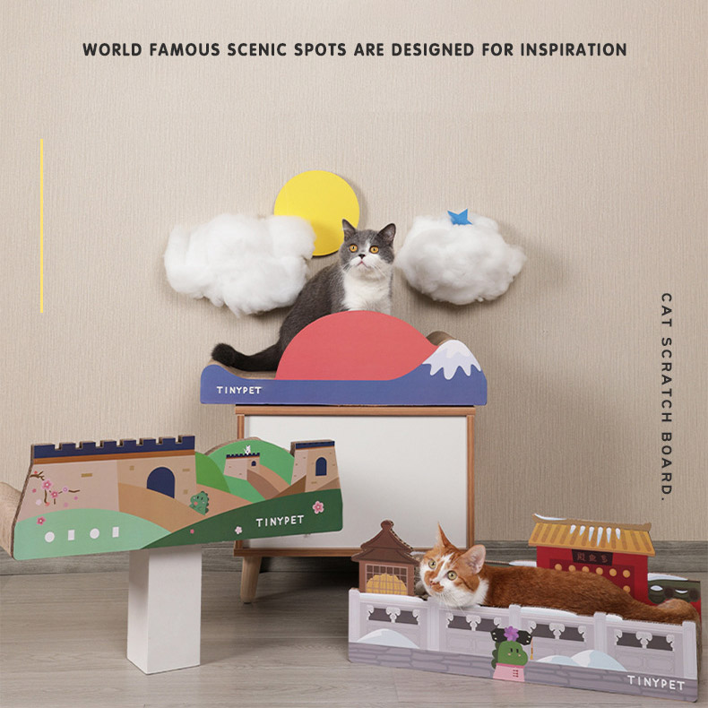 TINYPET Landmark Board - The Landmark Cat Scratching Toy like Great ...