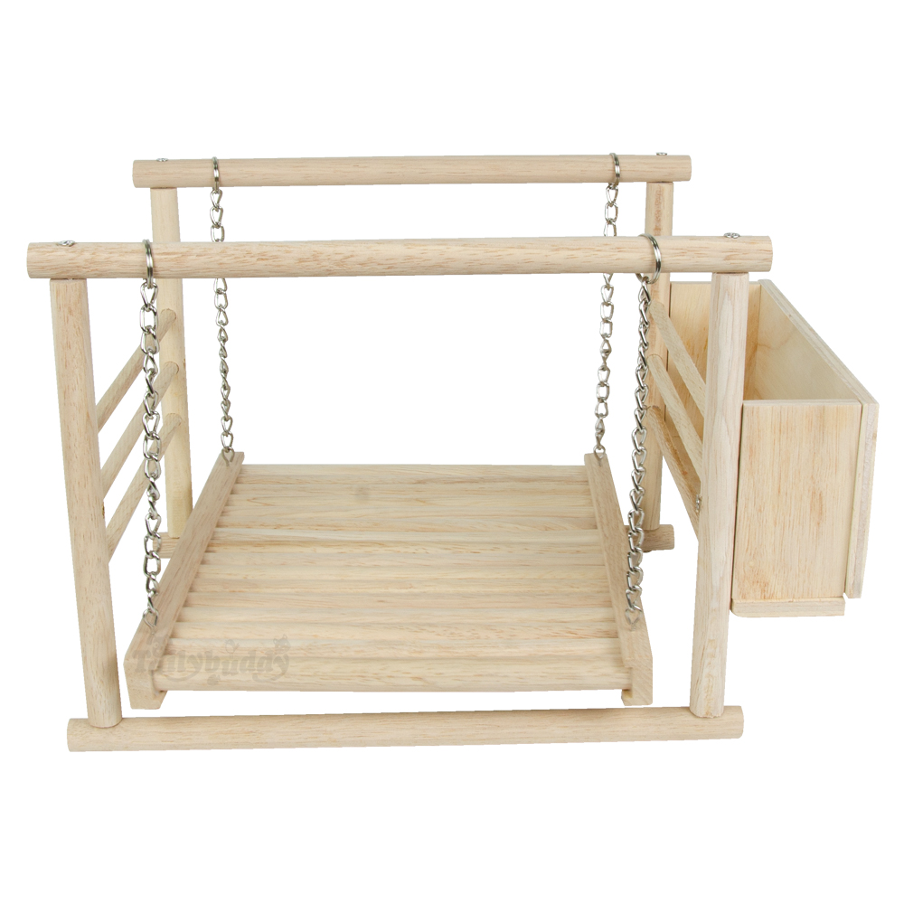 ChinChila swing toy with manger